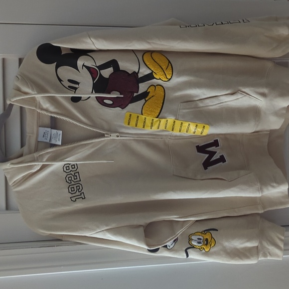 Disney | Tops | Disney Mickey Mouse Zip Up Hoodie | Poshmark